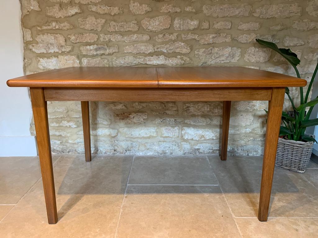 SOLD – Mid Century Meredew Teak Extendable Dining Table – RECONCEPT ...