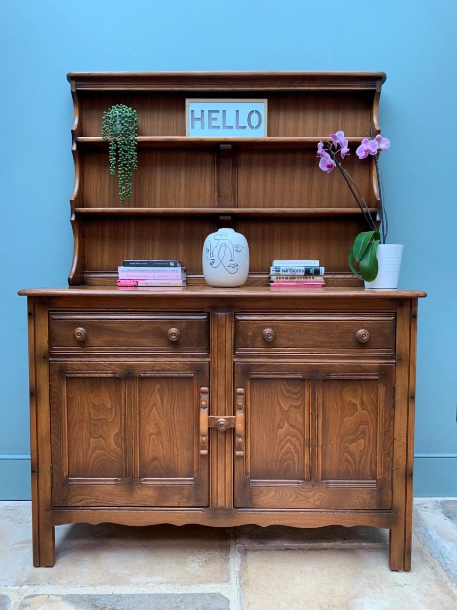 SOLD – Mid Century Dresser by Ercol / Welsh Dresser / Sideboard ...